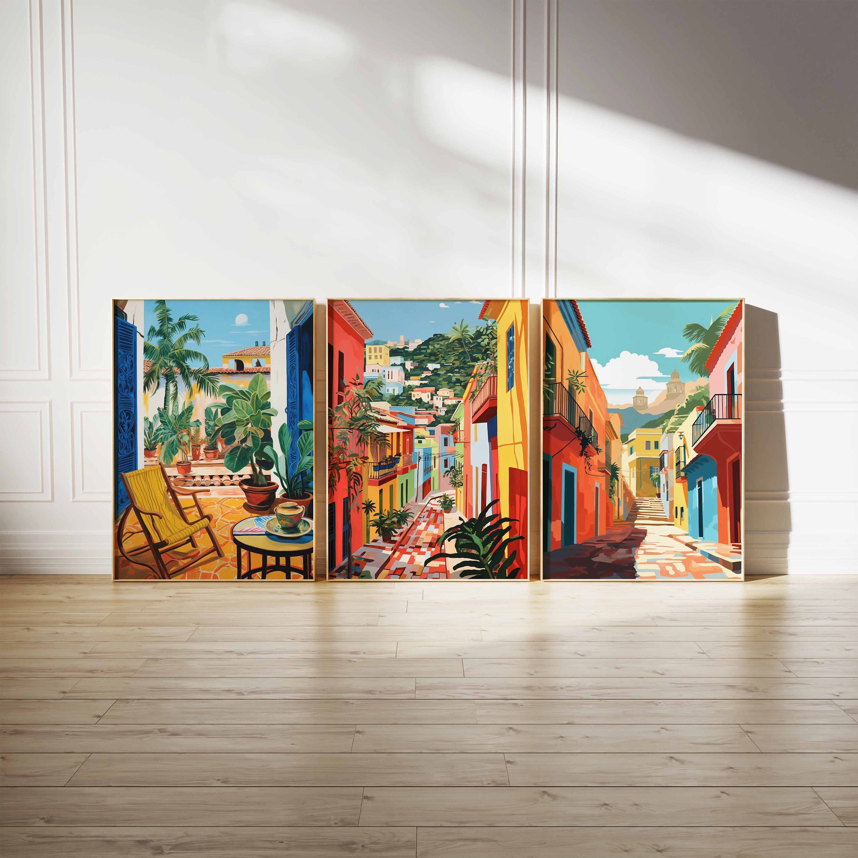 Set of 3 Venezuela Poster Set, Vintage Venezuela Floral Prints ...