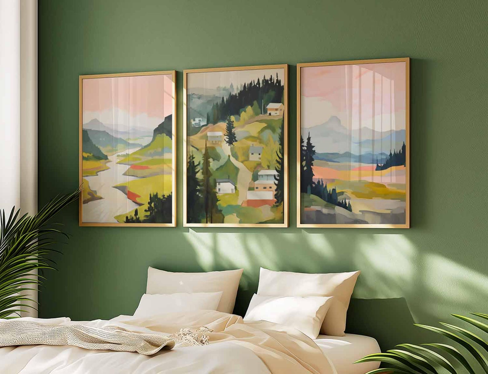 Set of 3 Oregon Posters, USA Travel Prints Set, Pacific Northwest Wall ...
