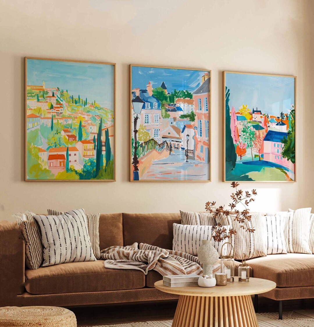 Set of 3 Crawley Posters, England Travel Prints, UK Town Poster Set ...