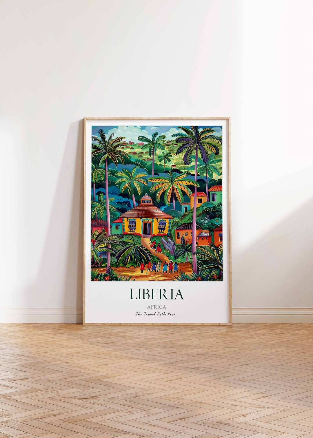 Liberia Poster, Rainforest Poster, Africa Poster, African Print ...