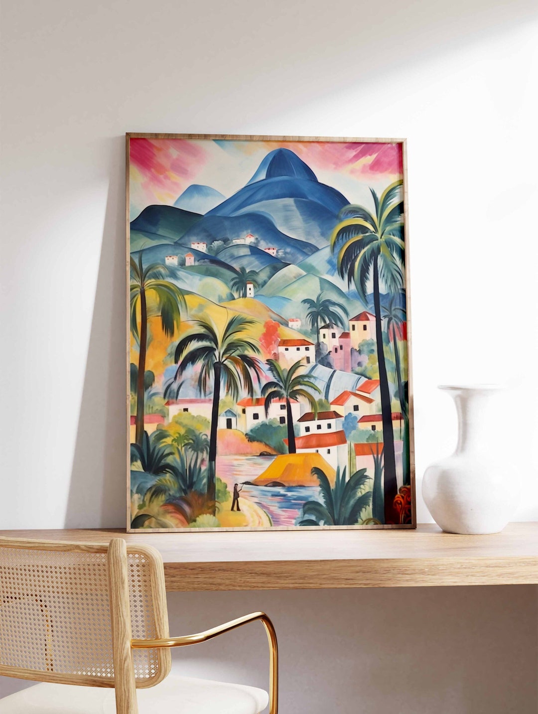 Ecuador Travel Poster, Ecuador Print, Latin American Print, Floral ...