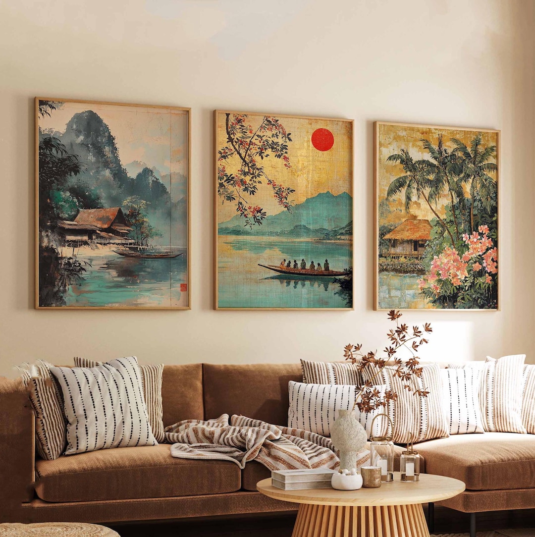 Set of 3 Palawan Posters, Philippines Travel Prints, Palawan Wall Art ...