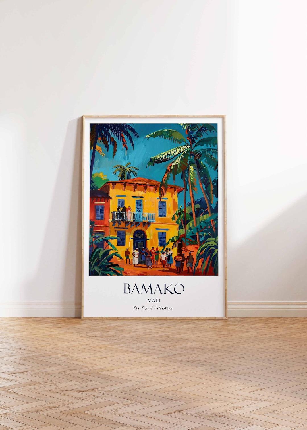 Bamako Poster, Mali Poster, Africa Poster, African Decor, Cultural ...