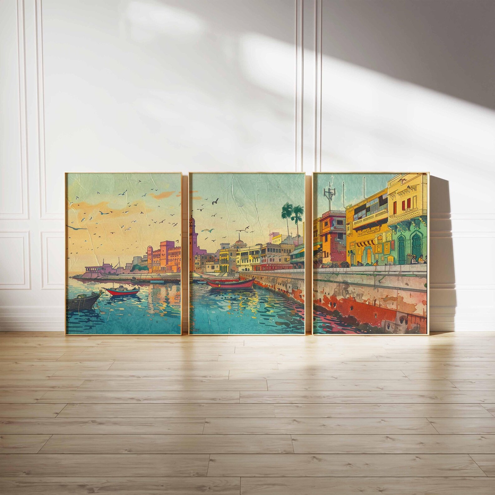 Set of 3 Karachi Posters, Pakistan Travel Prints, Karachi Travel Art ...