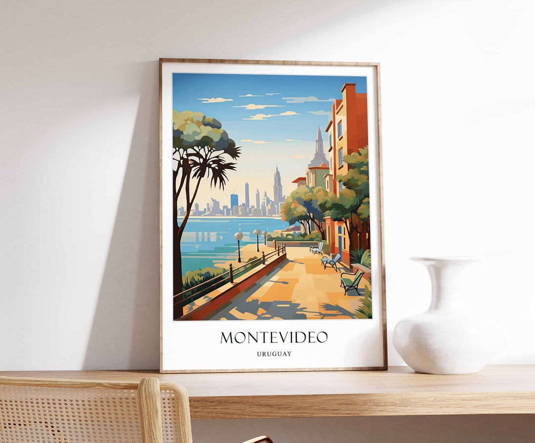 Montevideo Poster, Uruguay Poster, South America Poster, Latin America ...
