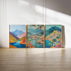 Set of 3 Pakistan Poster Set, Pakistan Travel Prints, Islamic Art ...