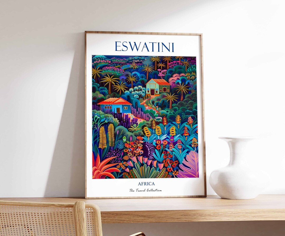 Eswatini Poster, Africa Poster, Exotic Poster, Rainforest Poster ...