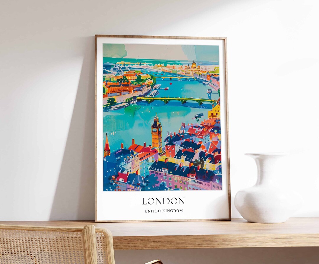 London Poster, England Poster, UK Poster, European Poster, Big Ben ...