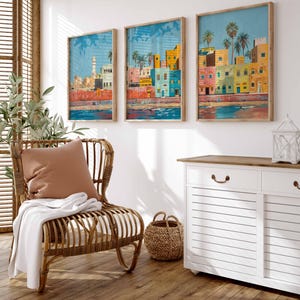 Set of 3 Jeddah Posters, Saudi Arabia Travel Posters, Jeddah Prints ...