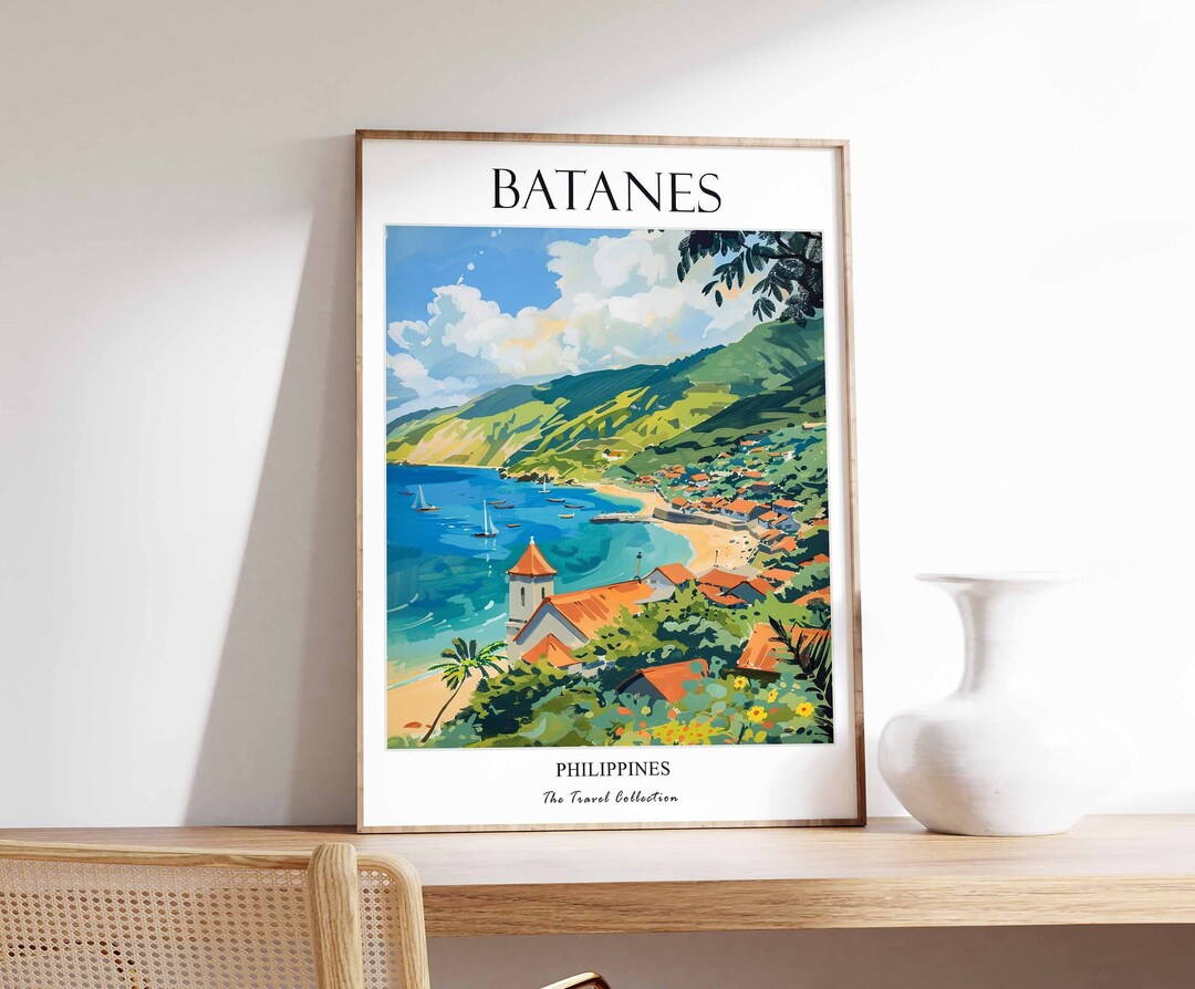 Batanes Poster, Philippines Poster, Philippines Travel Poster, Tropical ...