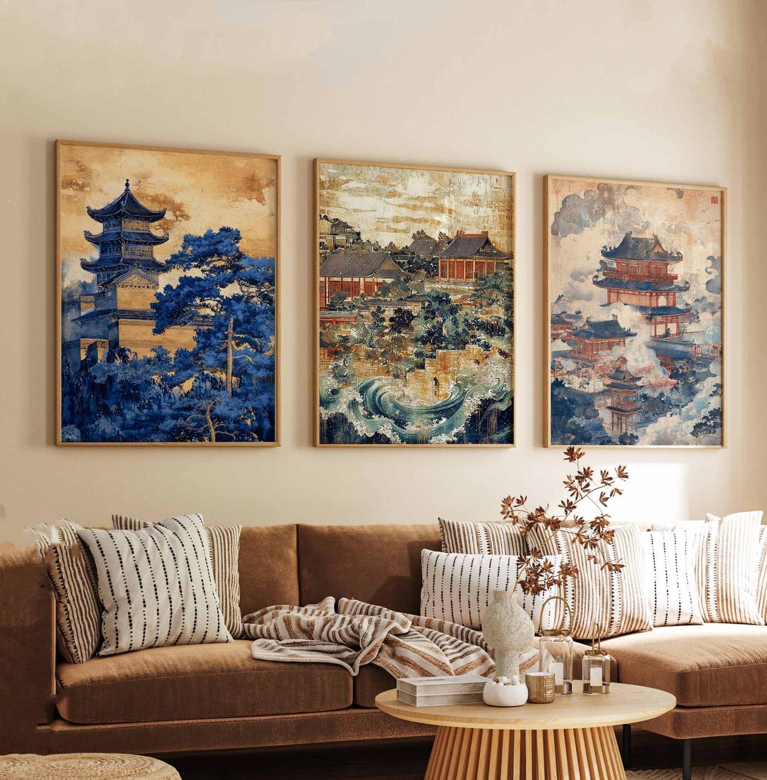 Set of 3 Beijing Posters, Beijing Prints, Beijing Wall Art, Beijing ...