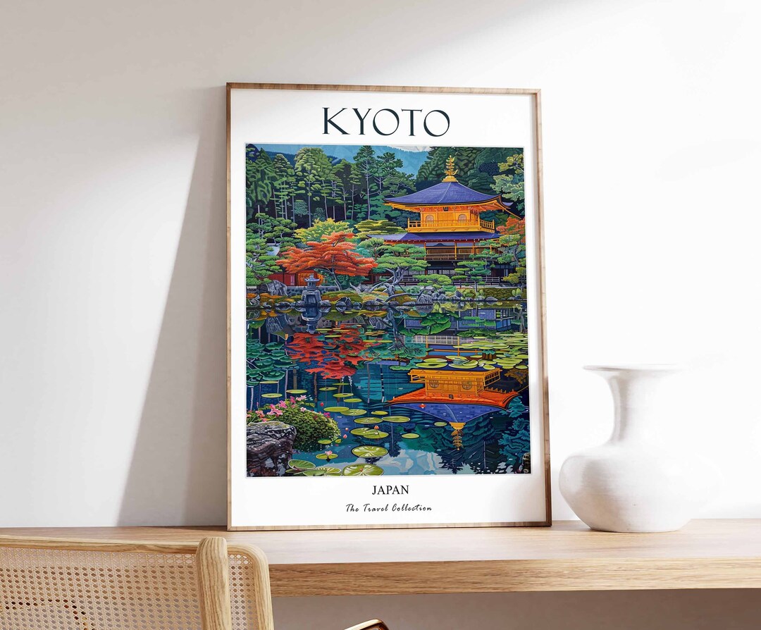 Kyoto Poster, Japan Poster, Asian Poster, Eastern Decor, Geisha Poster ...