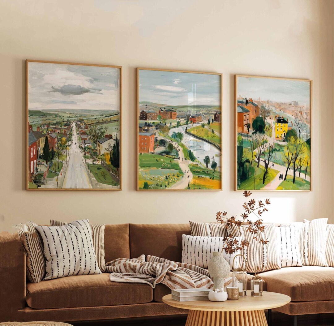 Set of 3 South Yorkshire Posters, England Travel Prints, Industrial ...