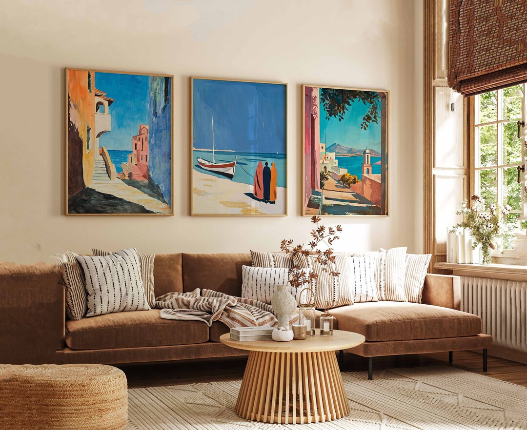 Set of 3 Somalia Poster, Africa Poster, East Africa Poster, Beach ...