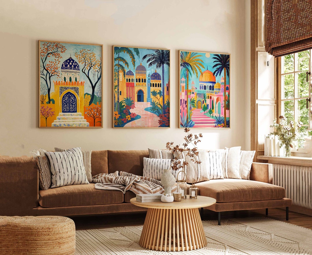 Set of 3 Baghdad Poster Set, Iraq Poster, Middle East Poster, Islamic ...