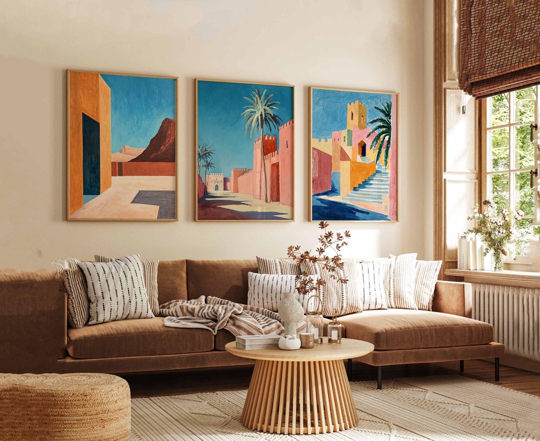 Set of 3 Saudi Arabia Poster, Middle East Poster, Desert Poster ...