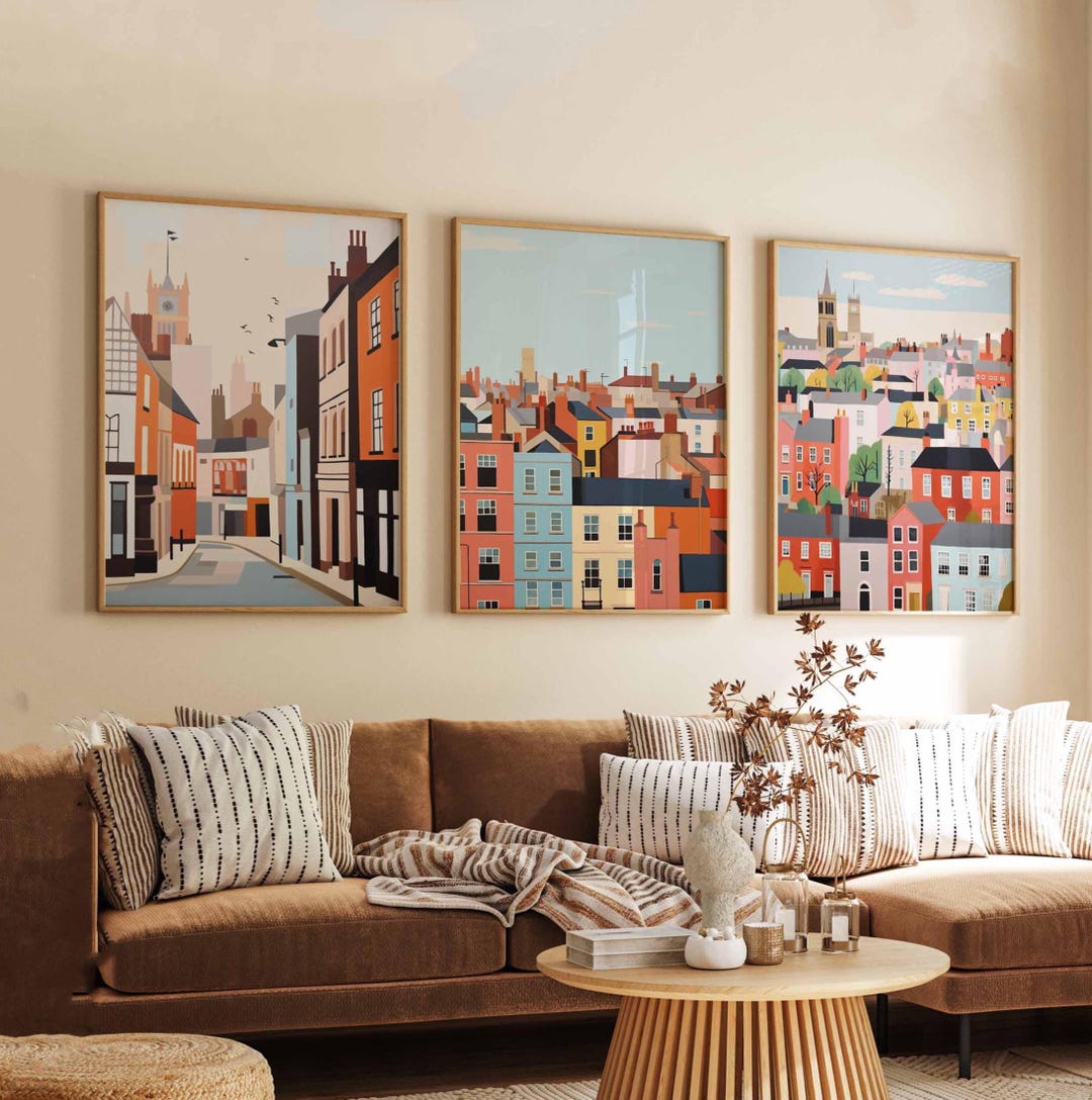 Set of 3 Walsall Posters, England Travel Posters, UK Wall Art Prints ...