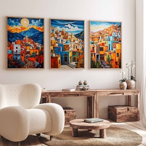 Set of 3 Bolivia Posters, Bolivian Vintage Floral Prints, Indigenous ...