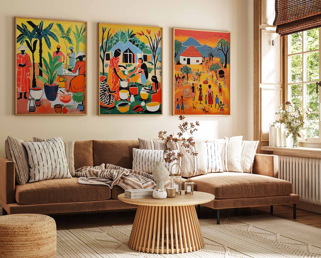 Set of 3 Harare Travel Posters, Zimbabwe Travel Prints, African Travel ...