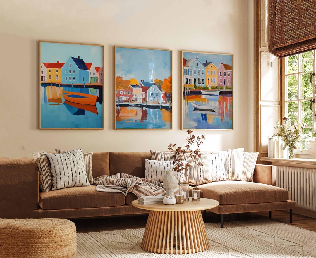 Set of 3 Salem Massachusetts Posters, Vintage Travel Prints, USA ...