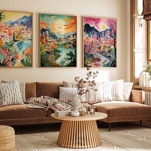 Set of 3 Pakistan Poster Set, Vintage Pakistani Street Art Prints ...