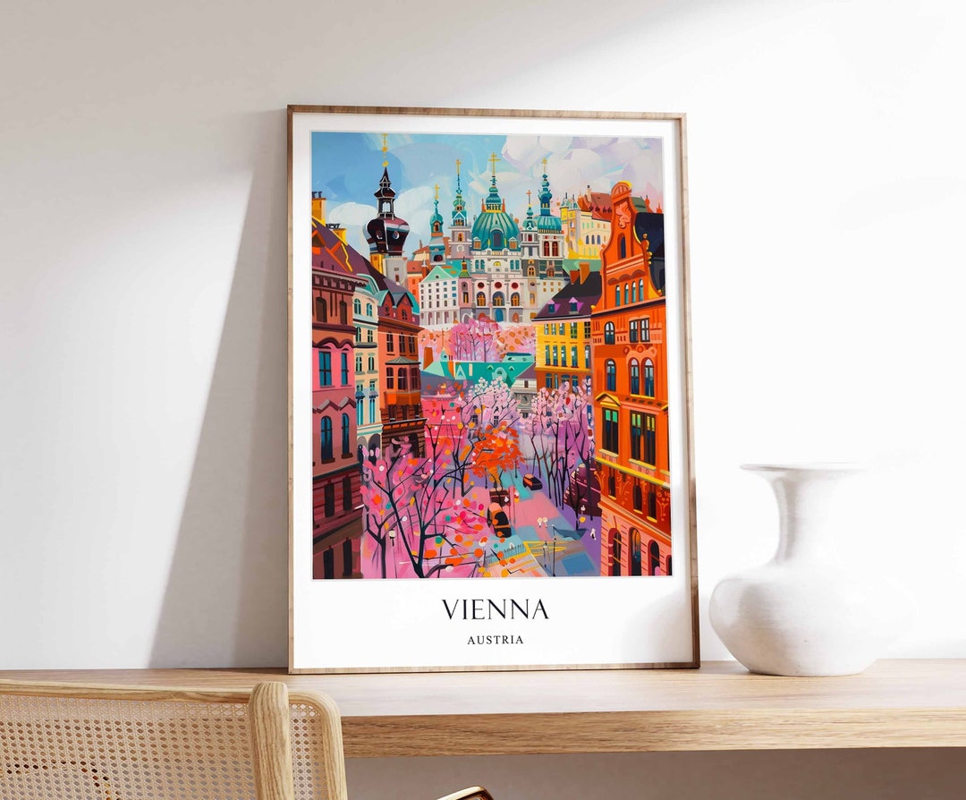 Vienna Poster, Austria Poster, European Poster, European City Poster ...