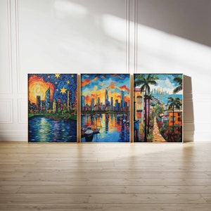 Set of 3 Panama Posters, Panama City Vintage Floral Prints, Indigenous ...