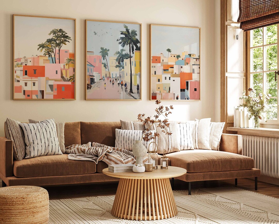 Set of 3 Dakar Travel Posters, Senegal Travel Prints, African Travel ...