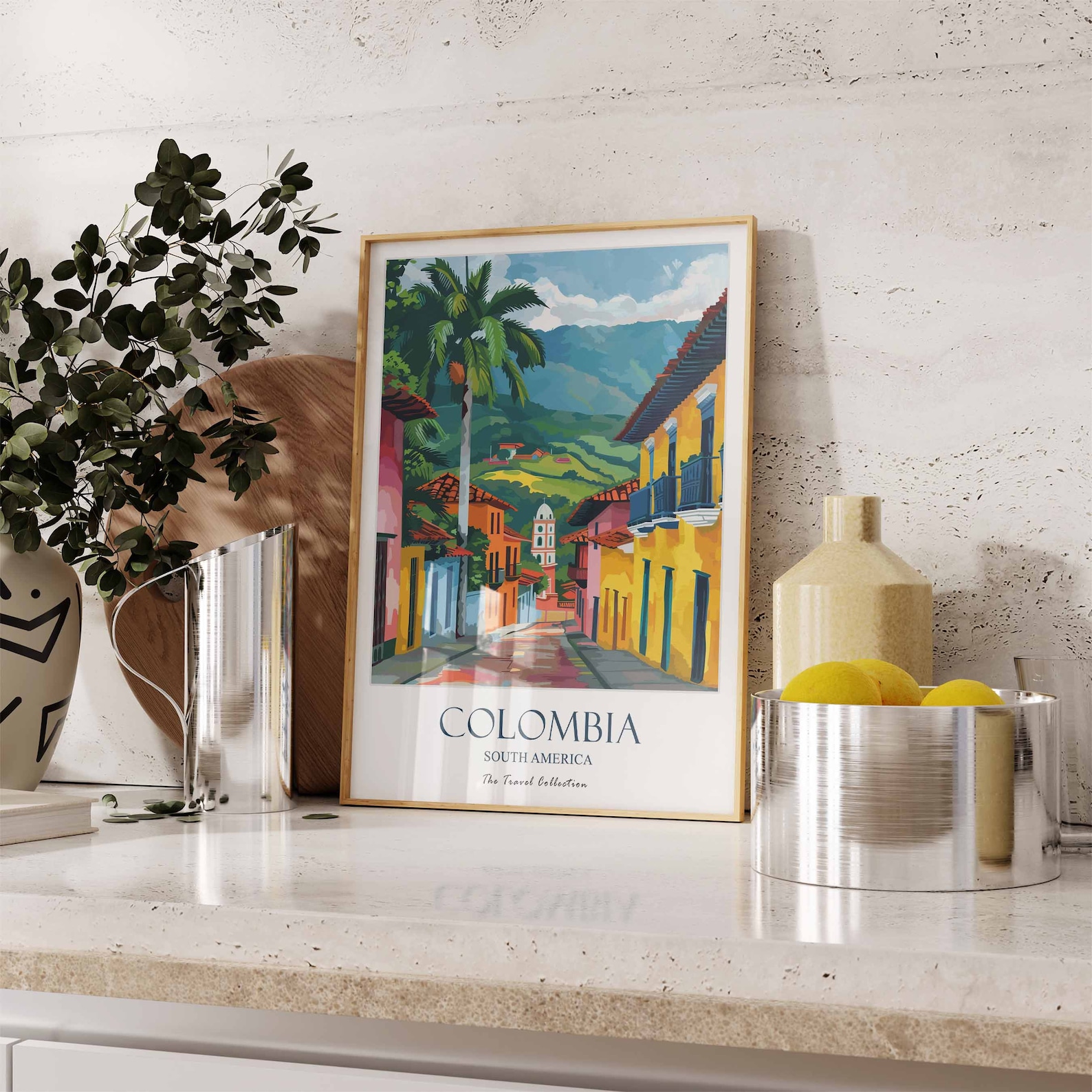 Colombia Print, Colombia Travel Poster, South America Travel Art ...
