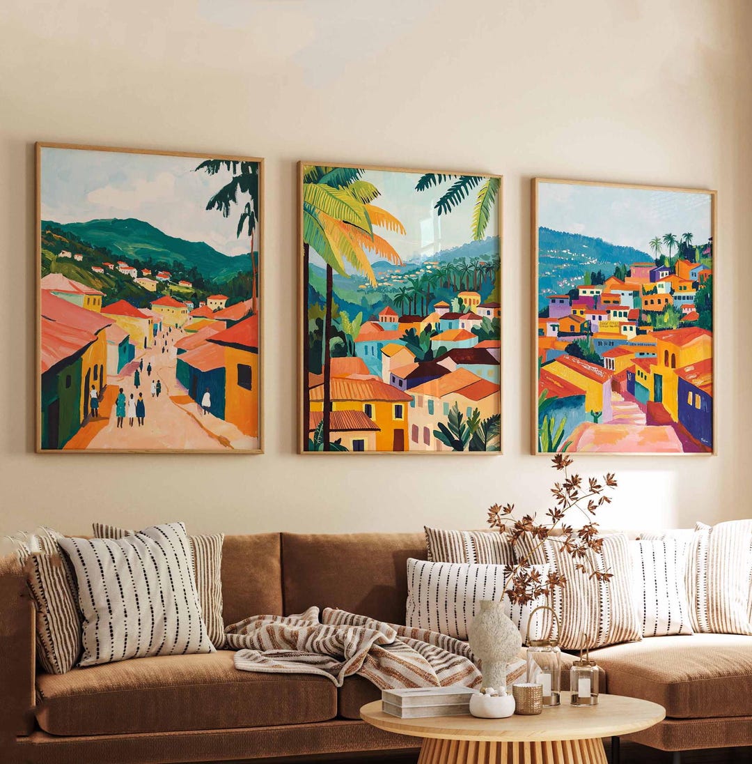 Set of 3 Kigali Posters, Kigali Wall Art, Kigali Prints, Travel Poster ...