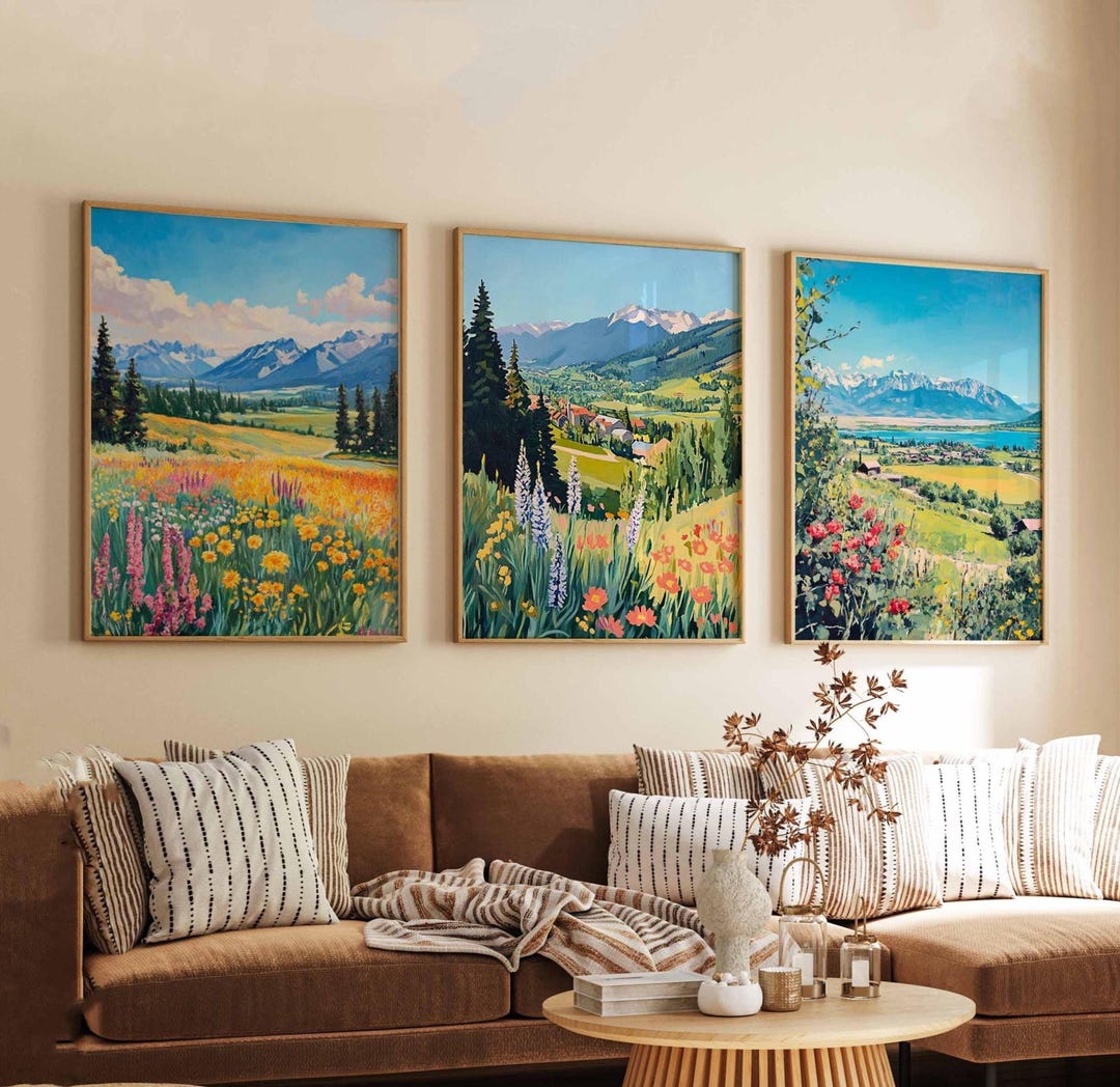 Set of 3 Jackson Hole Posters, USA Wall Art Prints, Jackson Hole Travel ...