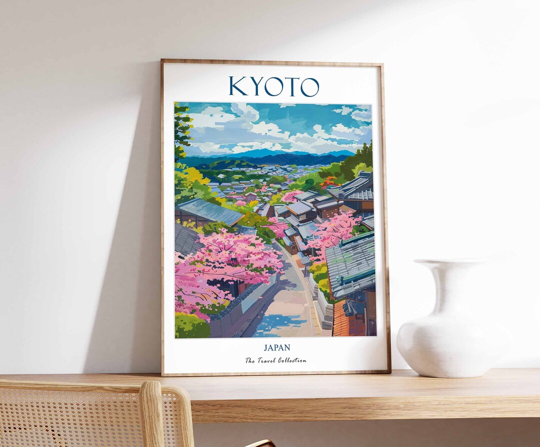 Kyoto Poster, Japan Poster, Asian Poster, Eastern Decor, Geisha Poster ...