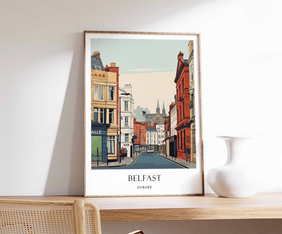 Belfast Poster, Northern Ireland Poster, Ireland Poster, Titanic Poster ...