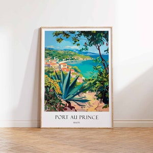 Port-au-prince Poster, Haiti Poster, Caribbean Poster, Caribbean ...