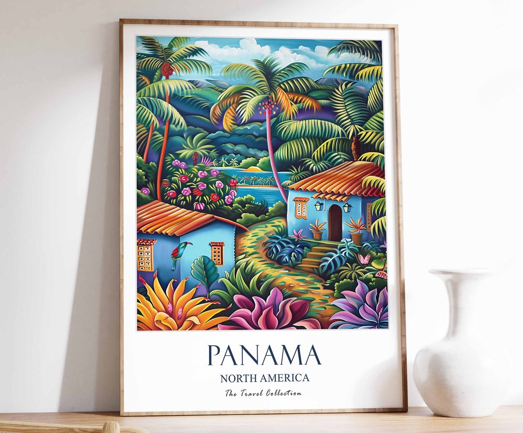 Panama Print, Panama Travel Poster, North America Travel Poster ...
