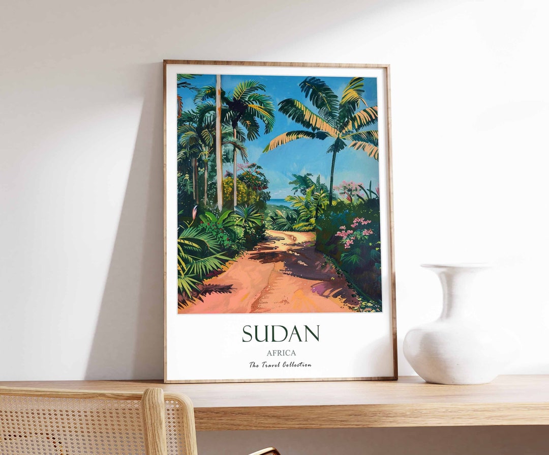 Sudan Poster, Wildlife Poster, Africa Poster, African Print, African ...