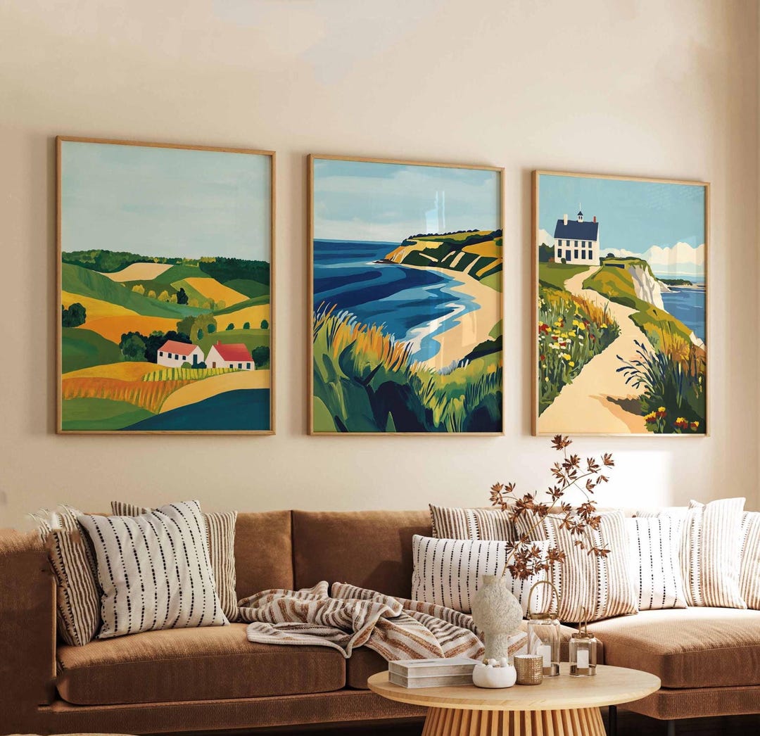 Set of 3 Iowa Posters, USA Wall Art Prints, Iowa Travel Poster Set ...
