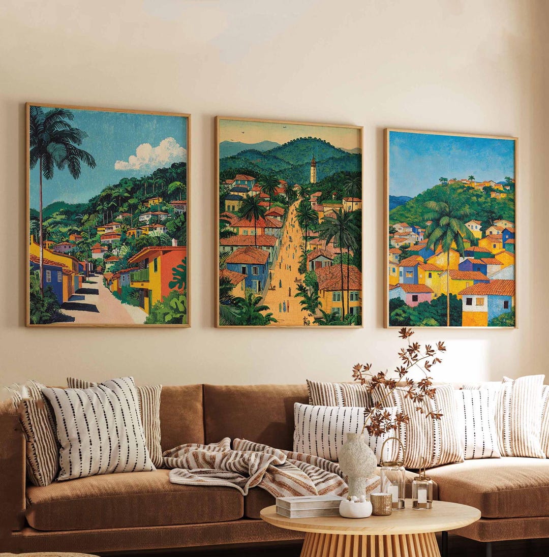 Set of 3 Cameroon Posters, African Prints, Cameroon Wall Art, African ...