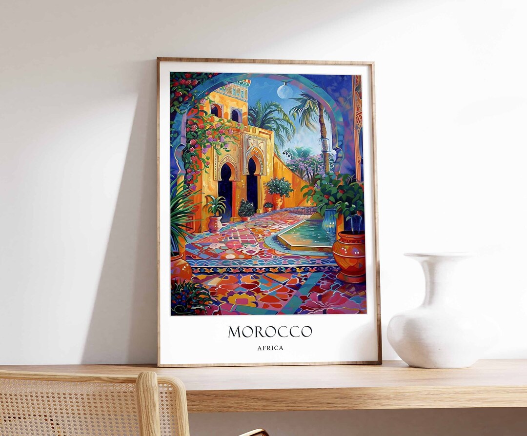 Morocco Poster, Islamic Decor, Islamic Art, Middle Eastern Art, Morocco ...