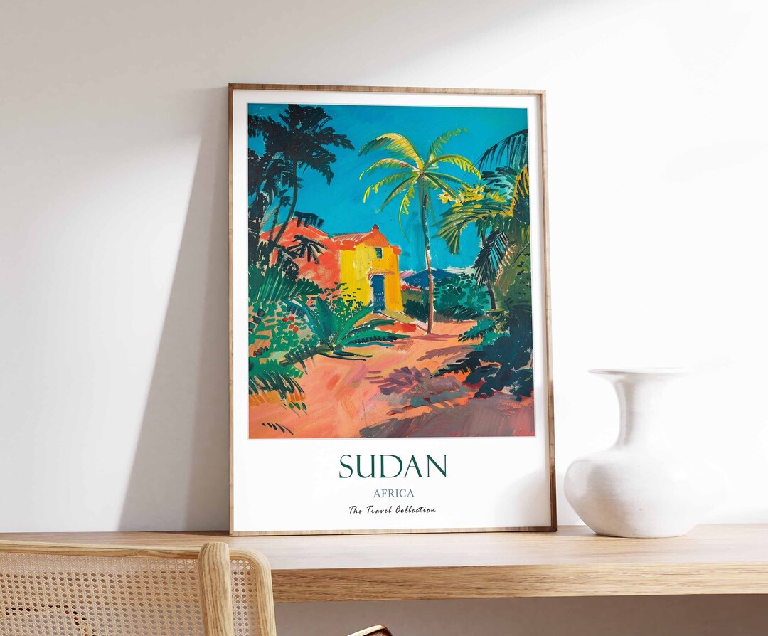 Sudan Poster, Wildlife Poster, Africa Poster, African Print, African ...