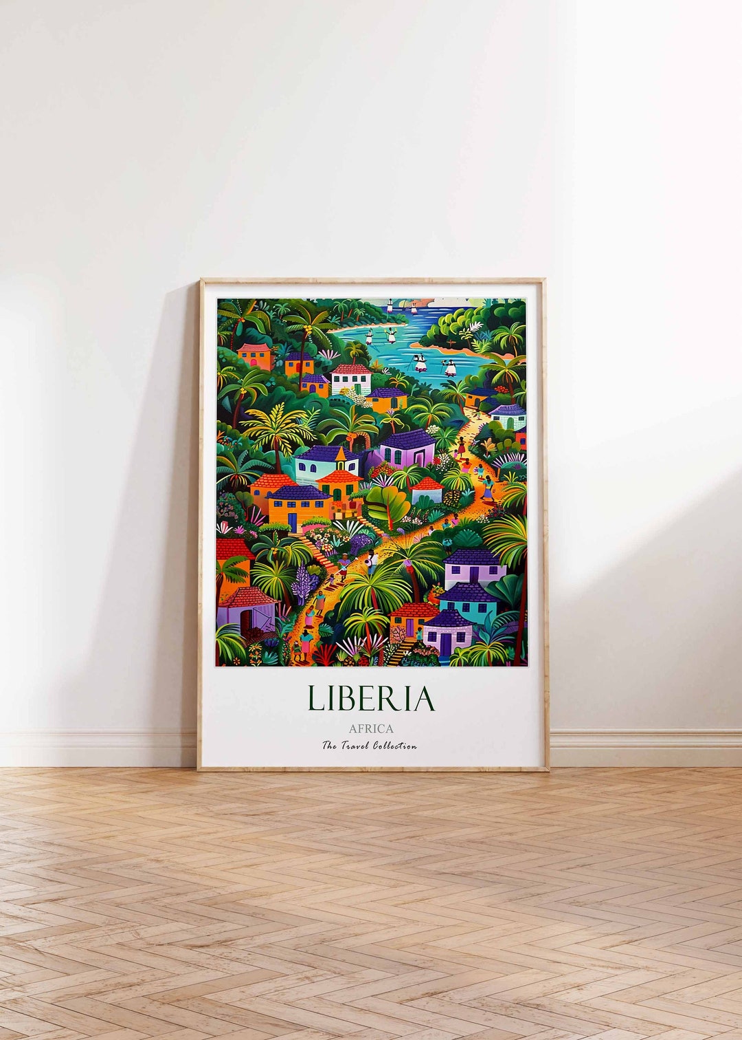 Liberia Poster, Rainforest Poster, Africa Poster, African Print ...