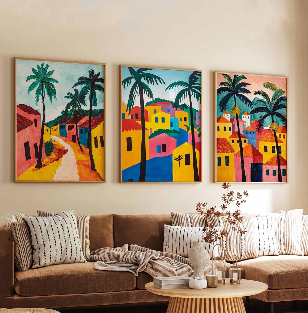 Set of 3 Ghana Posters, African Prints, Ghana Wall Art, Travel Posters ...