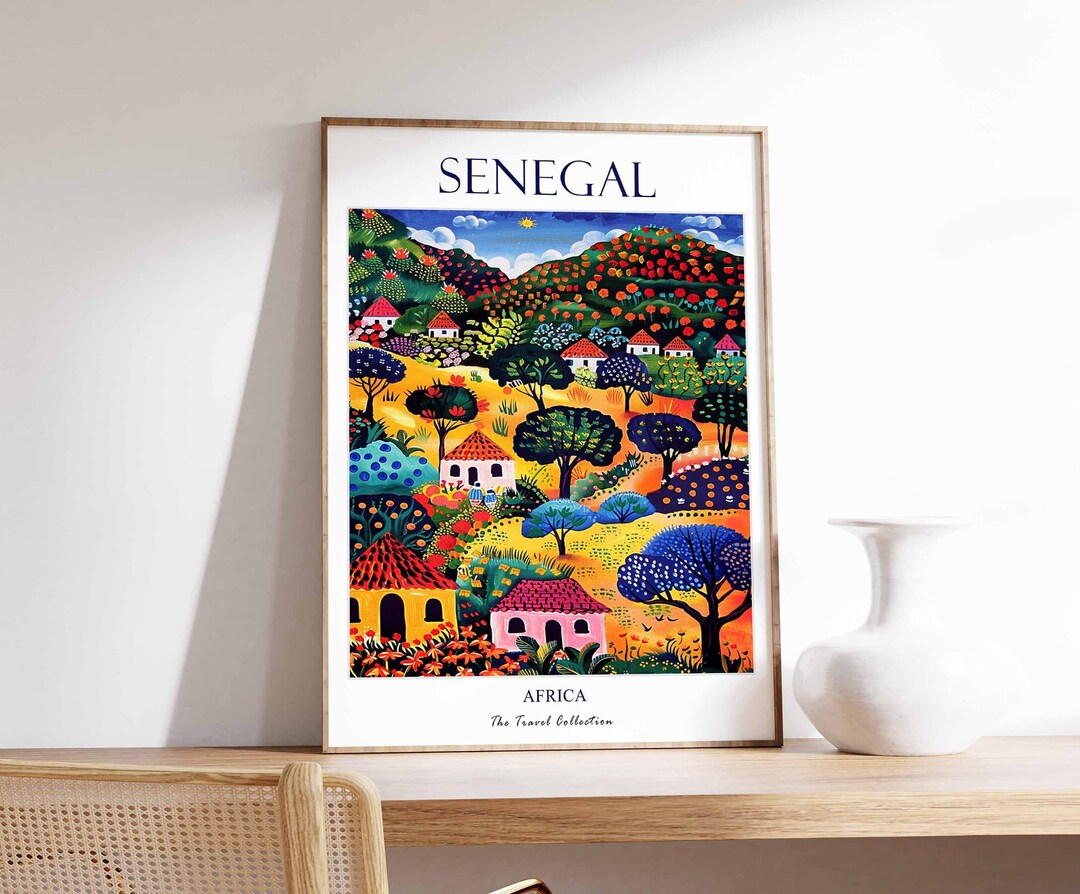 Senegal Poster, Senegal Poster, Travel Print, Senegal Travel Print ...