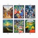Nigeria Travel Poster Set, Nigerian Travel Prints, African Art, African ...