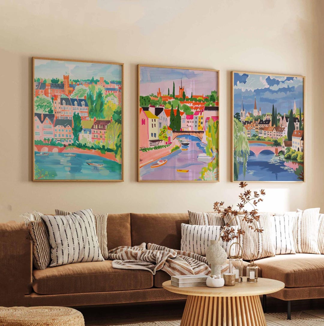 Set of 3 Stratford-upon-avon Posters, England Wall Art Prints, UK ...
