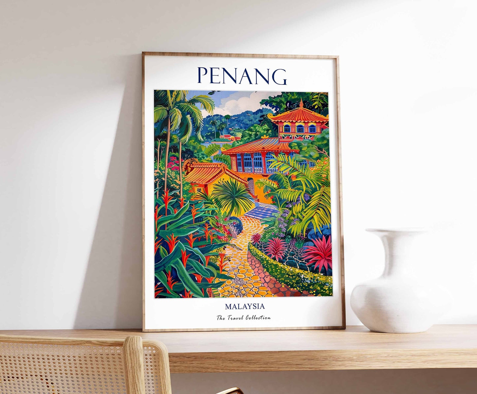 Penang Poster, Malaysia Poster, Asian Poster, Penang Travel Decor ...