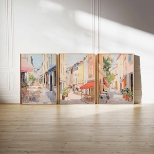 Set of 3 France Poster Set, Vintage French Floral Prints, Paris Art ...