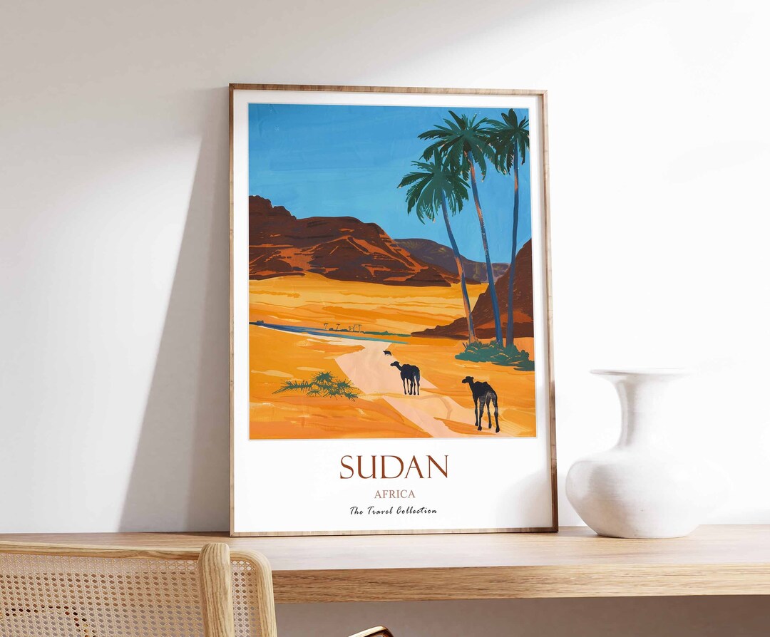 Sudan Poster, Wildlife Poster, Africa Poster, African Print, African ...