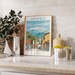 Santiago Poster, Santiago Travel Print, Chile Travel Art, Tropical ...