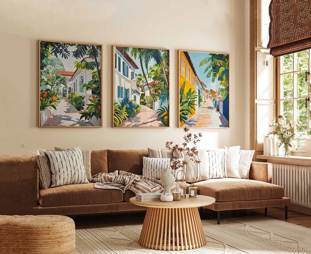 Set of 3 Penang Poster, Malaysia Poster, Southeast Asia Poster, Culture ...